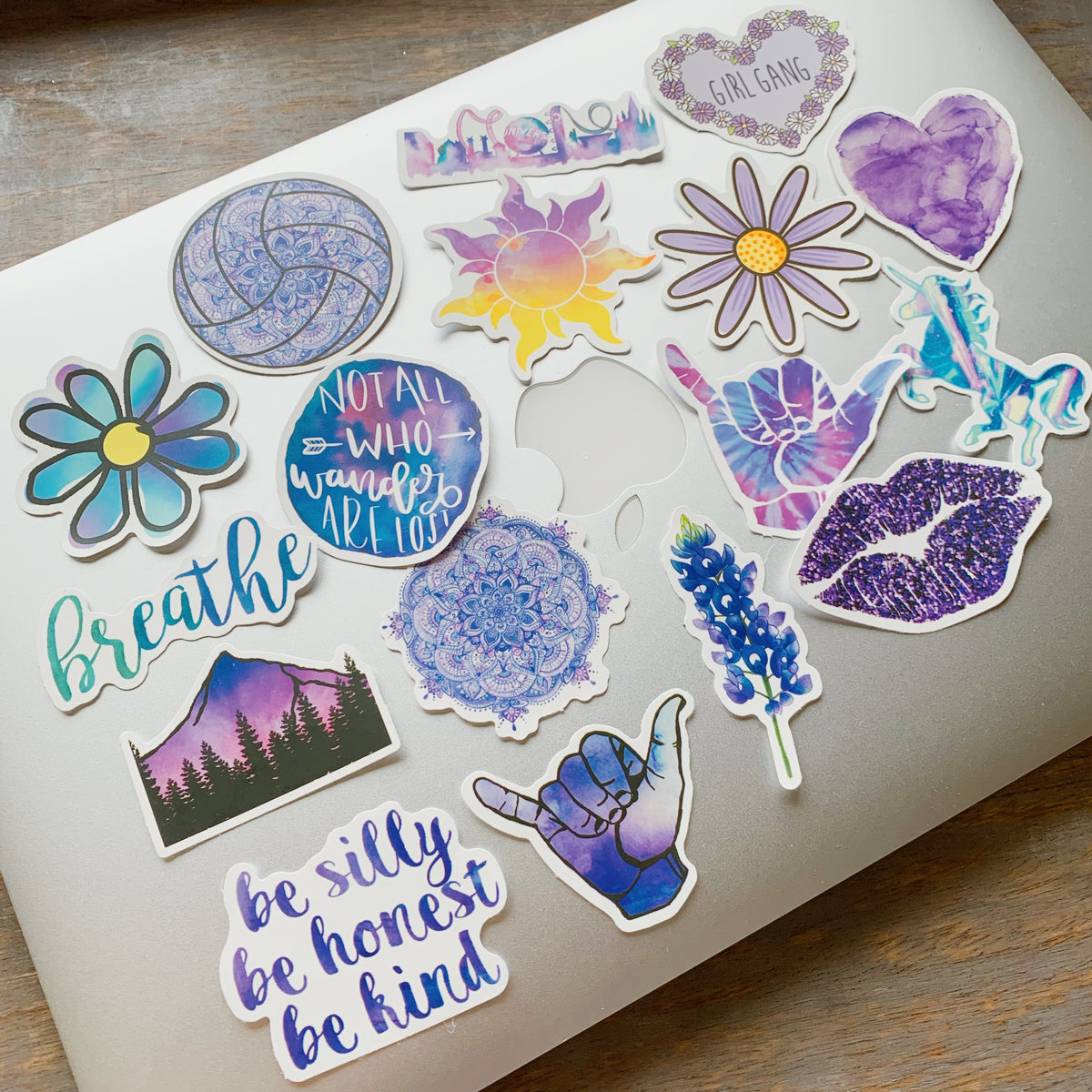 Purple sticker set – Oh So Lovely